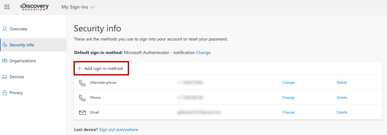Microsoft Authenticator (MFA) Setup – Discovery Education
