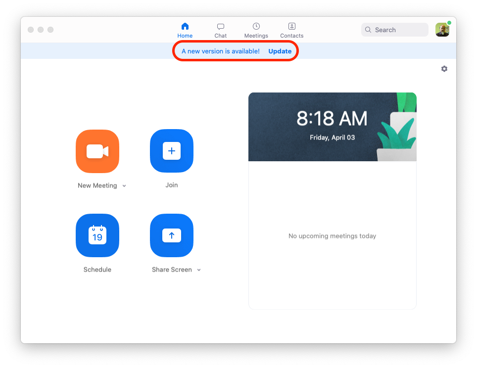 How to update the Zoom client to the most current version – Discovery ...