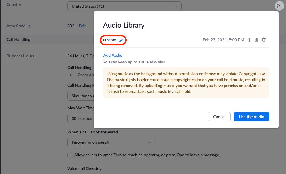 How do I add a voicemail message to my Zoom Phone account? – Discovery ...