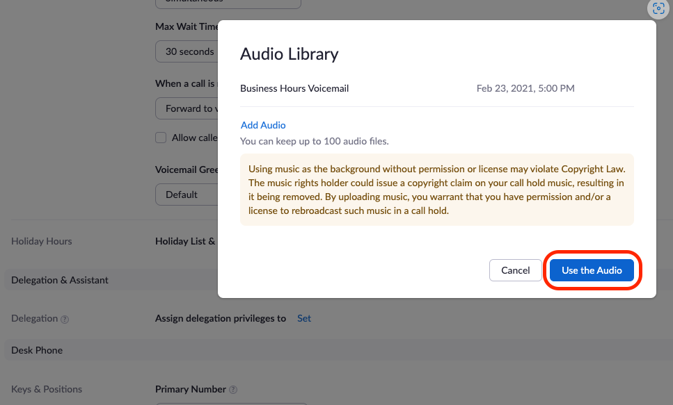 How do I add a voicemail message to my Zoom Phone account? – Discovery ...